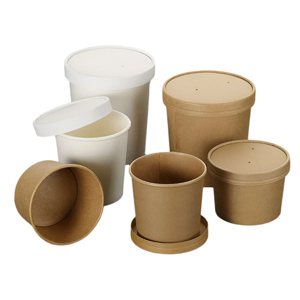 750 ml Paper Food Container – Eco-Friendly, Leak-Resistant & Stackable ...