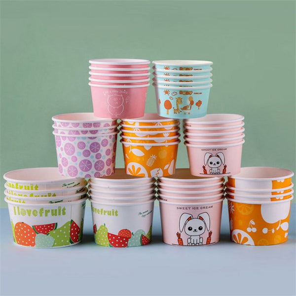 75 ML Ice Cream Paper Cup | Eco-Friendly Single Scoop Cups - Prakritii