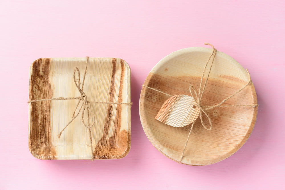 Eco Friendly Areca Palm Leaf Plates & Bowls | Bamboo Plates Disposable